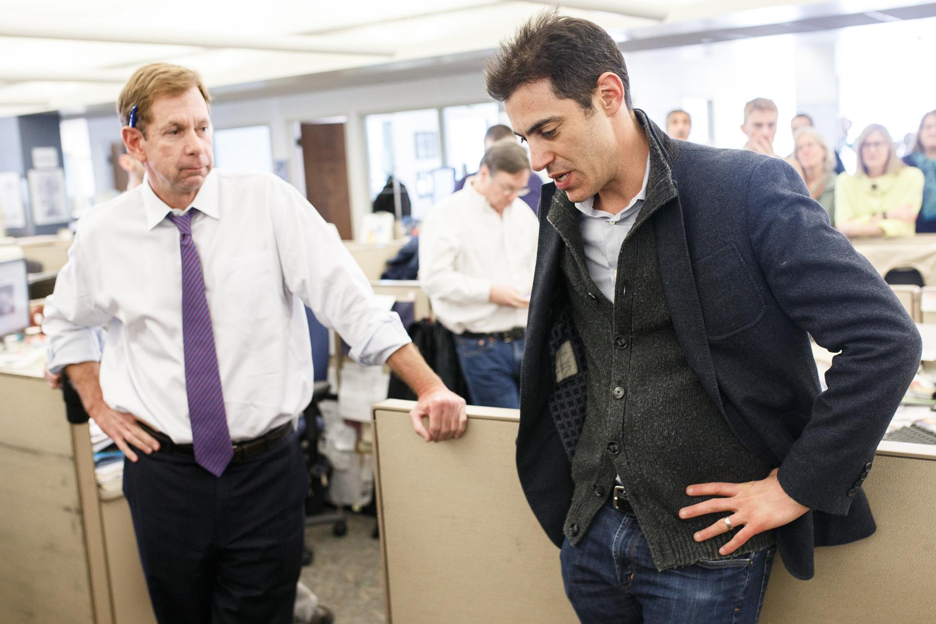 Oscar in Hand, ‘spotlight’ Screenwriter Returns to Globe, by Mark ...