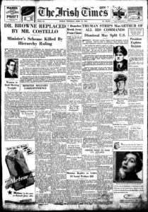 How The Irish Times exposed the Mother and Child scandal 70 years ago ...